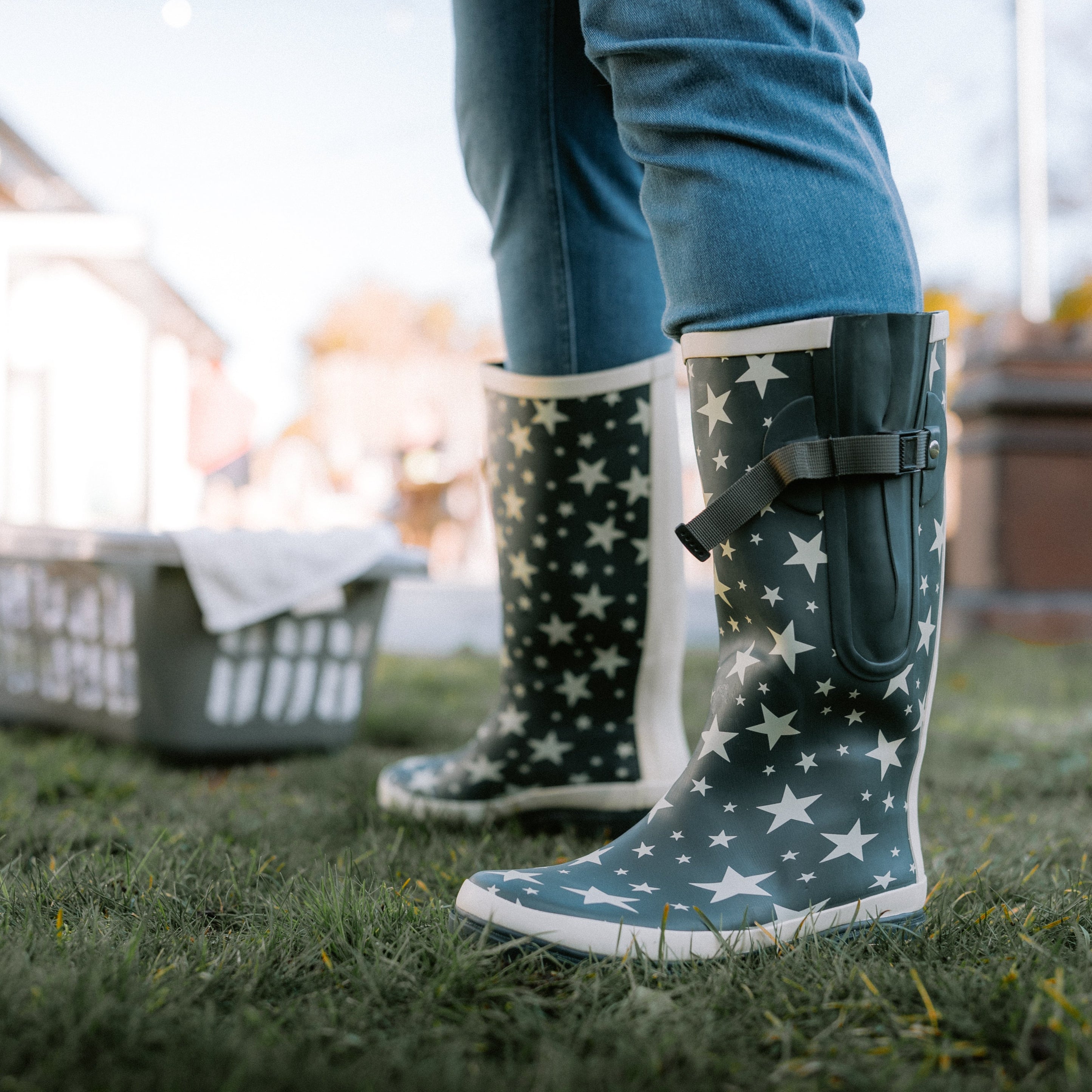 Cosmic Star Tall Wide-Calf Wellies | Slimmer Fit Through the Foot – The ...